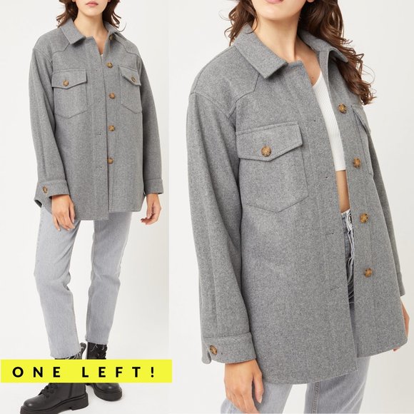 Love Tree | Jackets & Coats | Shaylene Oversized Shacket | Poshmark